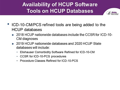 HCUP Overview Presentation